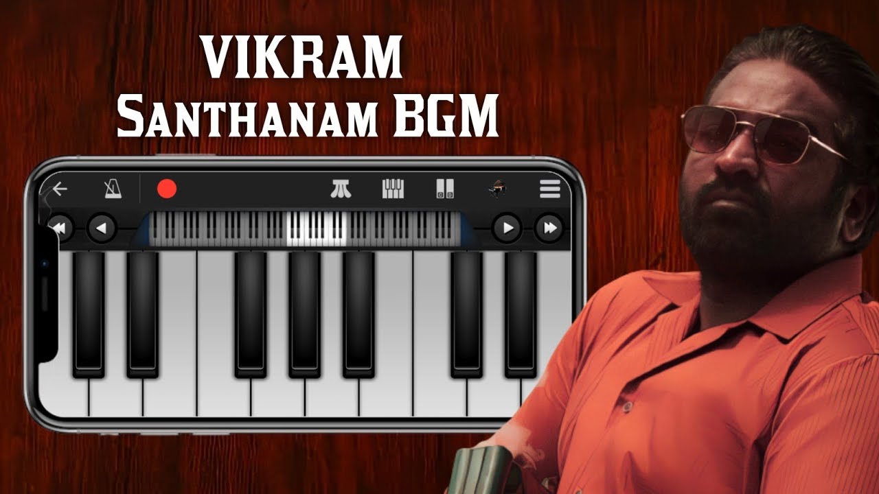 Vikram - Vijay Sethupathi BGM | Santhanam BGM | Easy Piano Tutorial ...