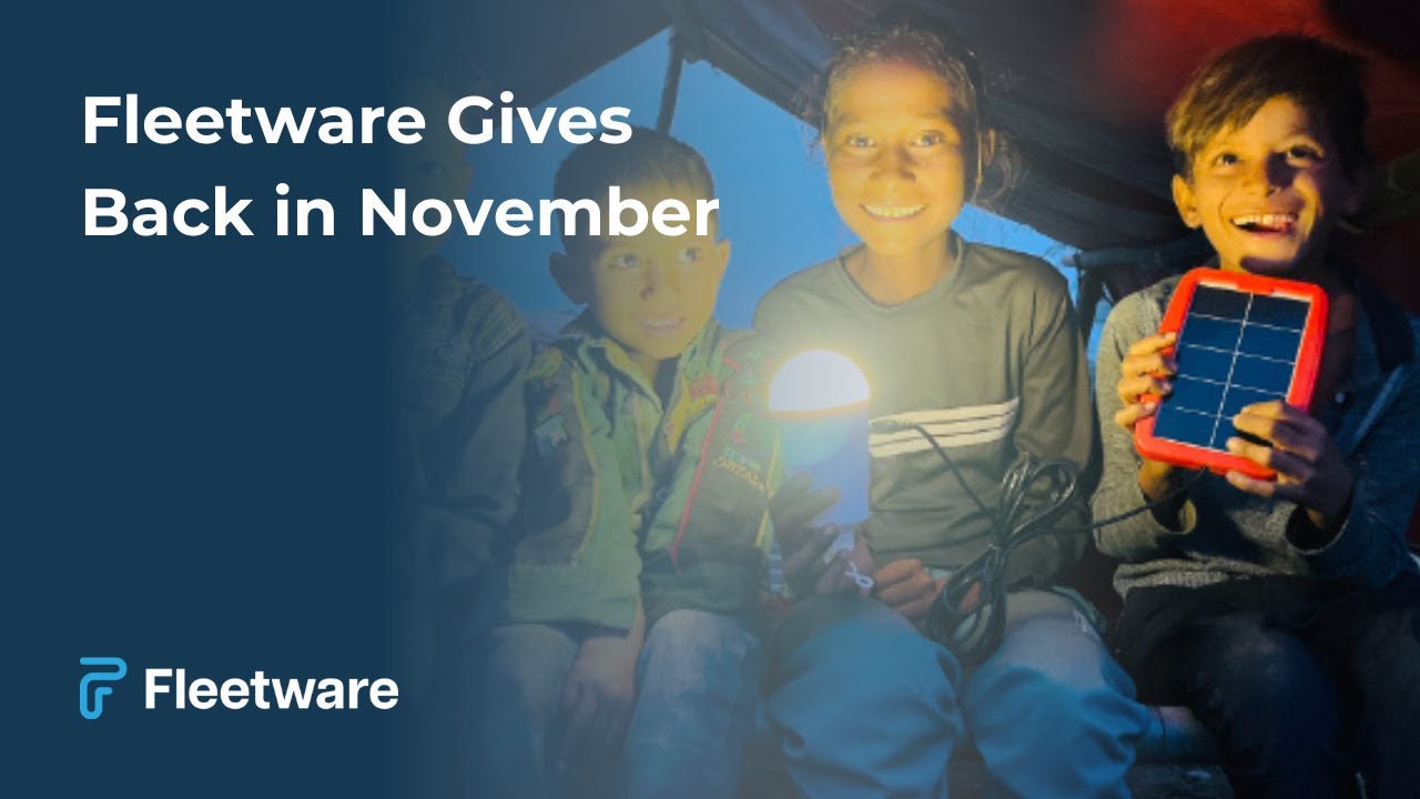 Fleetware Gives Back in November - YouTube
