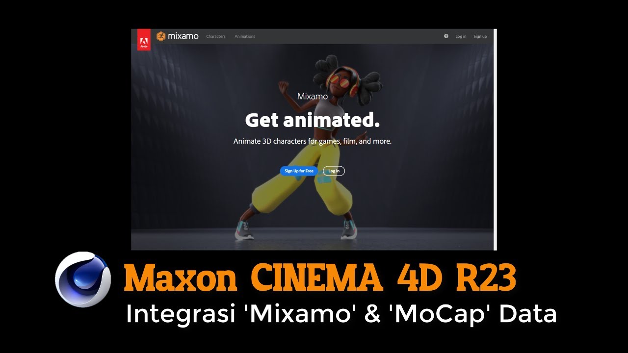 C4Dr23 Mixamo & NEW MoCap TUTORIAL - 01HD - YouTube