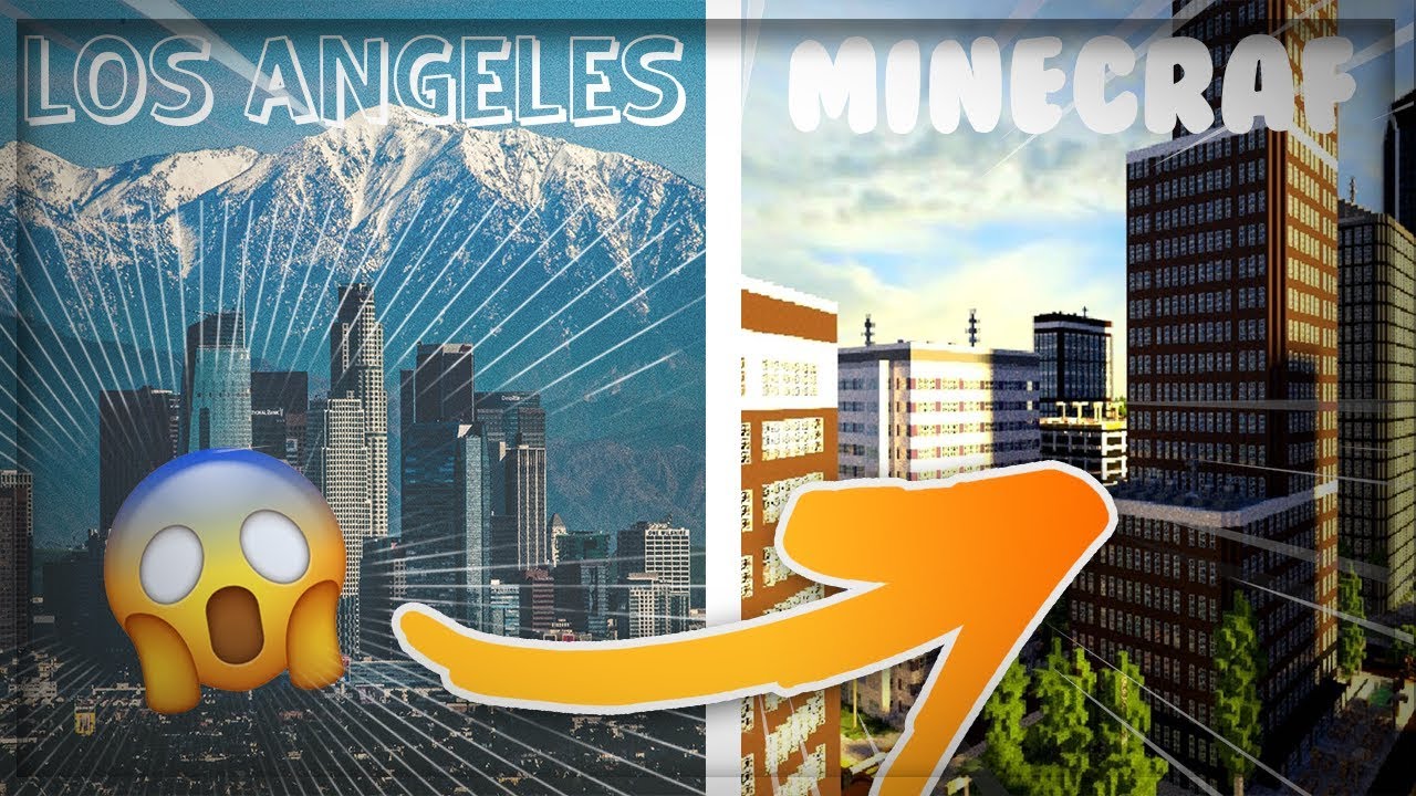 LOS ANGELES in Minecraft FREE DOWNLOAD! - YouTube