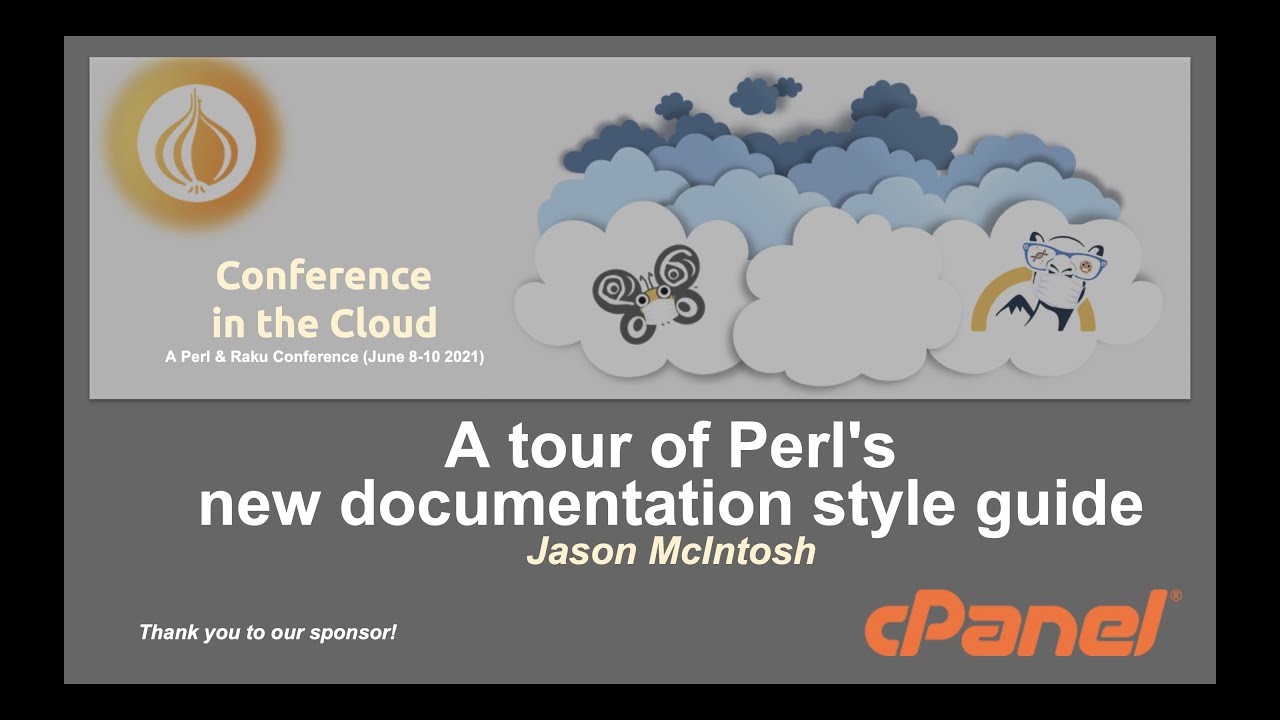 A tour of Perl's new documentation style guide - Jason McIntosh - YouTube