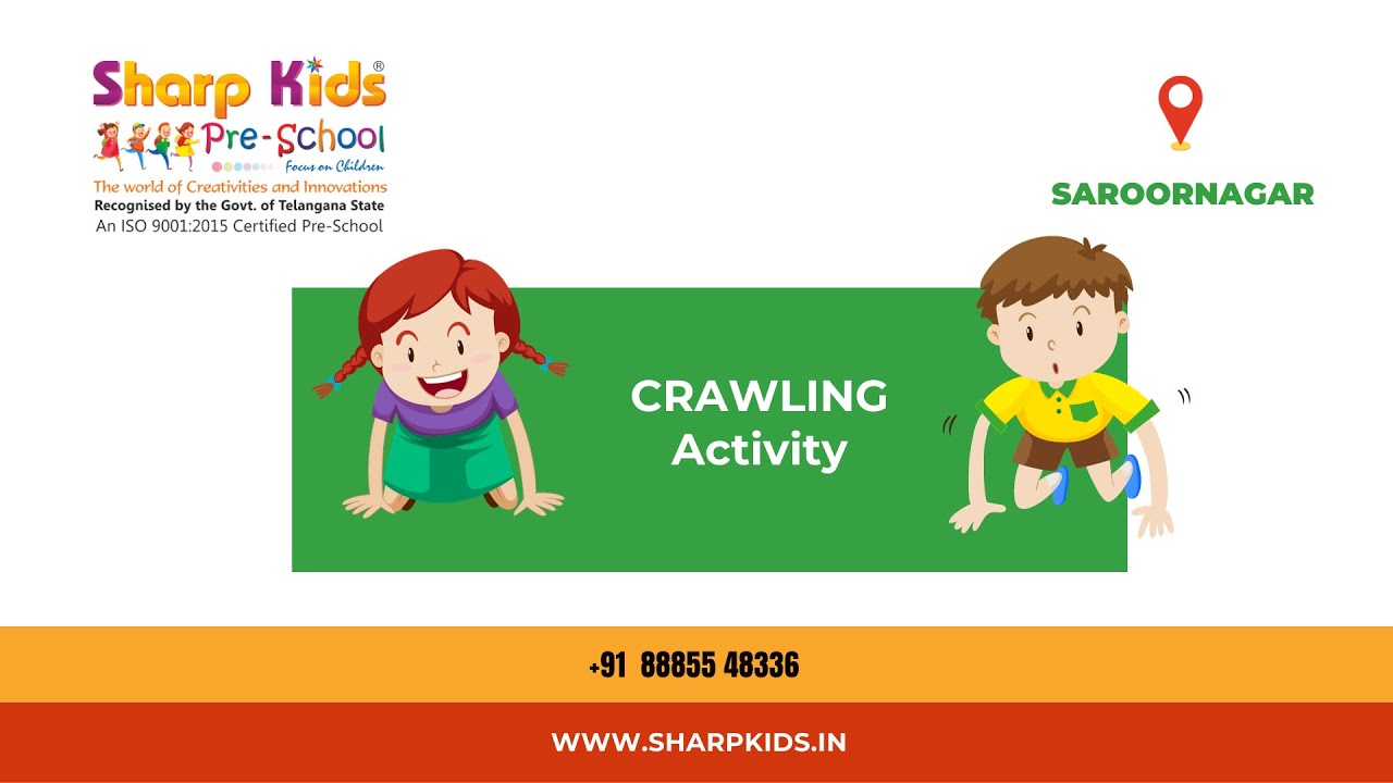 Crawling Activity | Sharp Kids Pre-School Saroornagar | Best Pre-School ...
