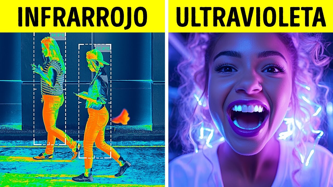 ¿Y si pudiéramos ver los rayos infrarrojos y ultravioleta? - YouTube