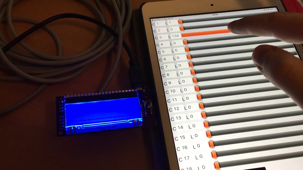 DIY DMX Display - YouTube