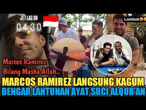 Tiba Di Lombok🇮🇩 Pembalap MotoGP Marcos Ramirez Langsung Kagum Mendengar Lantunan Ayat Suci Al ...