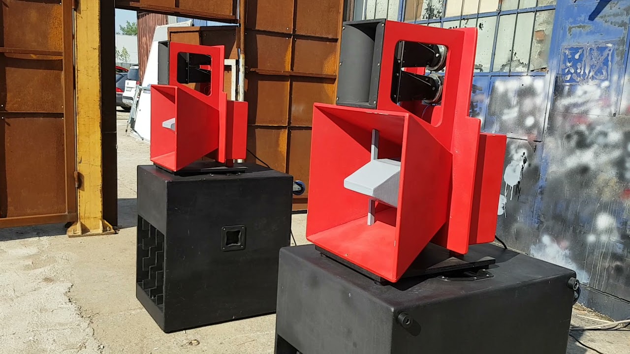 shogun acoustic romania horn speakers tham 18 , - YouTube