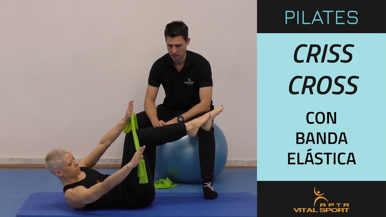 CRISS CROSS de PILATES con BANDA ELÁSTICA | PILATES AVANZADO - YouTube