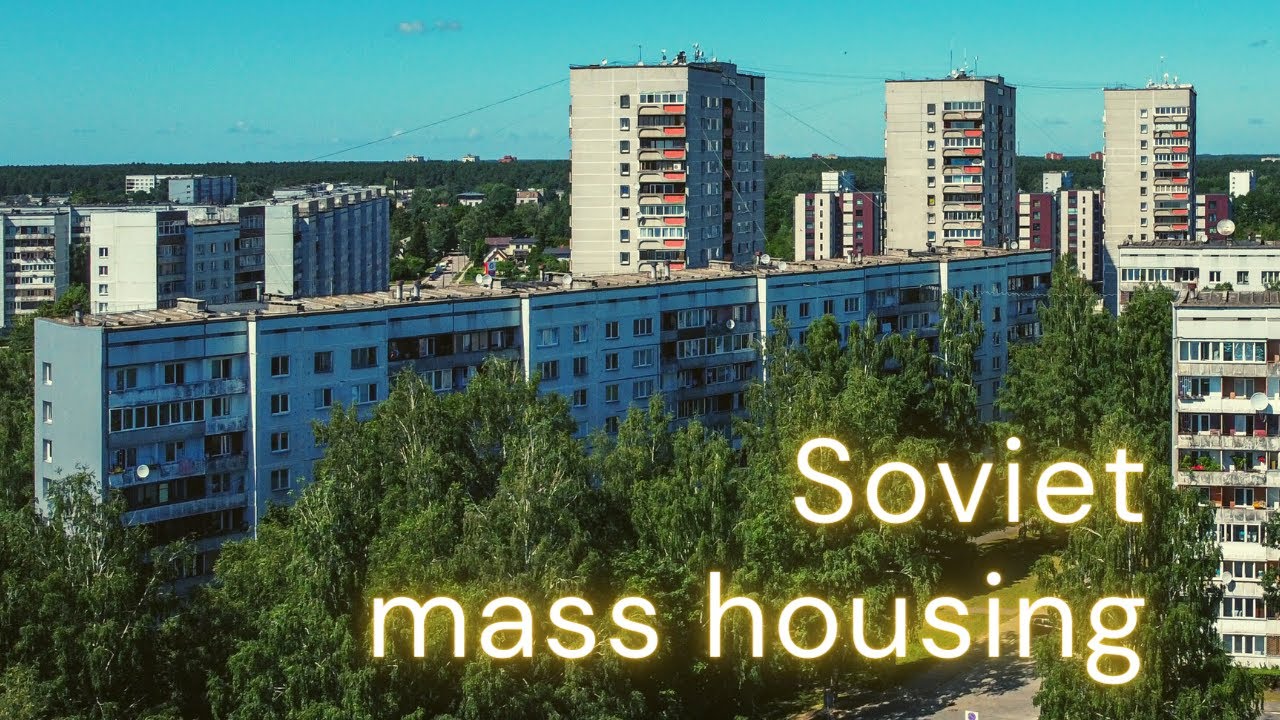 Soviet mass housing neighborhoods in Riga, Latvia | Drone footage - YouTube