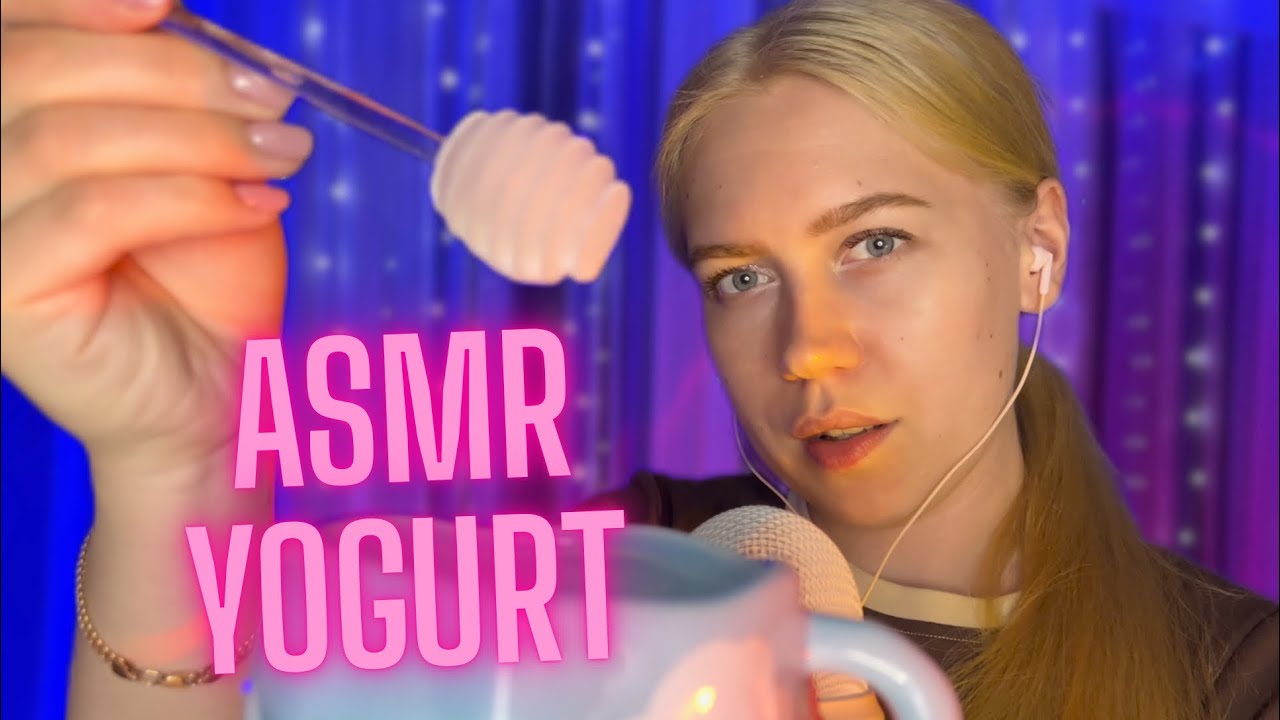 ASMR Yogurt | Sipping | #asmrminuha #asmr - YouTube