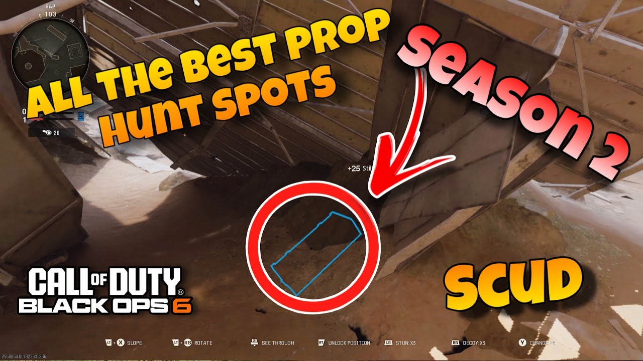 SEASON 2 PROP HUNT: All *BEST* Working Glitch & Spots on Prop Hunt- On ...