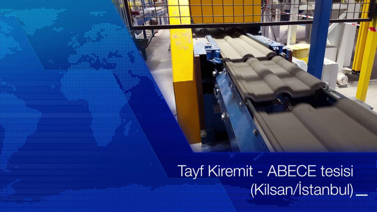 Tayf Kiremit - ABECE beton kiremit tesisi (Kilsan - İstanbul) - YouTube