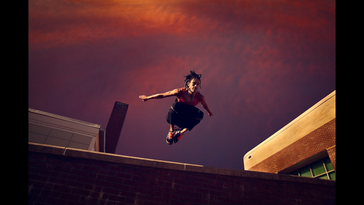 Jay Goku James Parkour Instructor BTS Photo shoot - YouTube