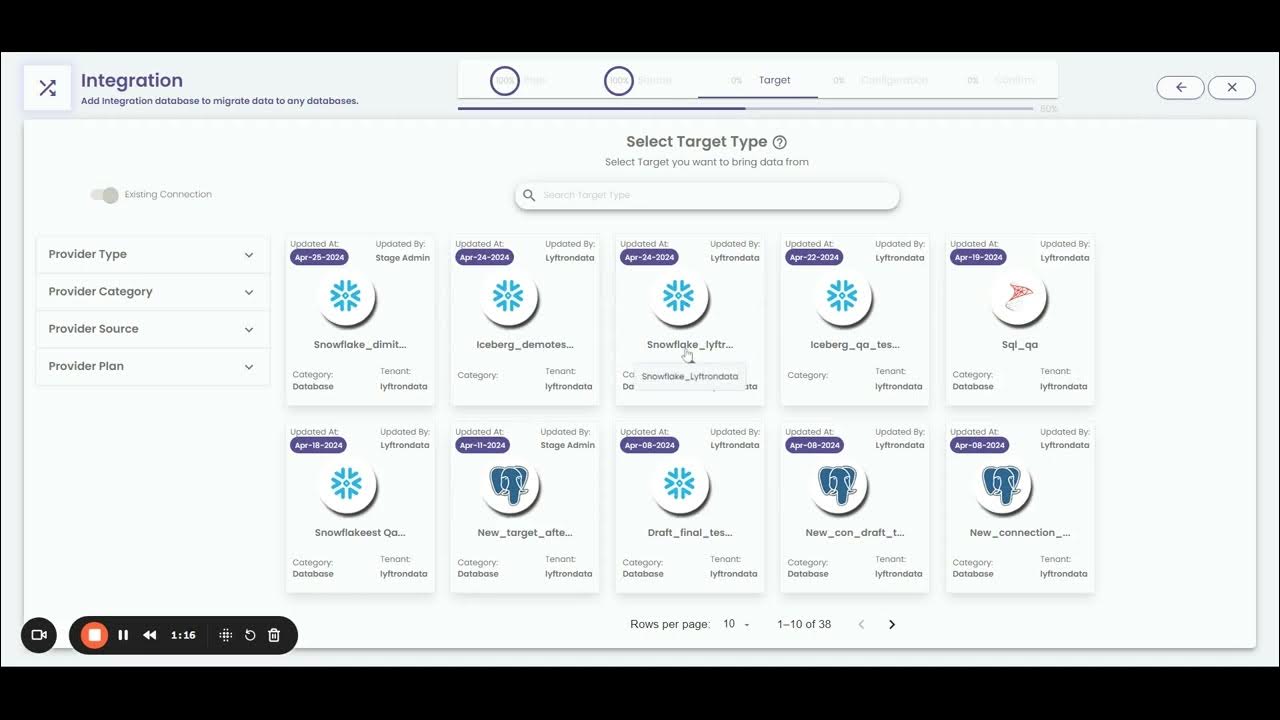 Lyftrondata CacheDB To Snowflake Full Load - YouTube
