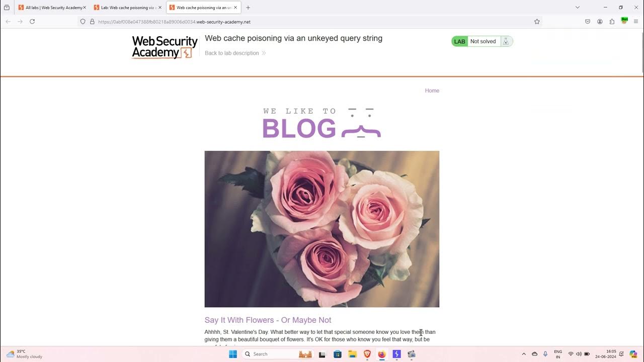 Web cache poisoning via an unkeyed query string - YouTube
