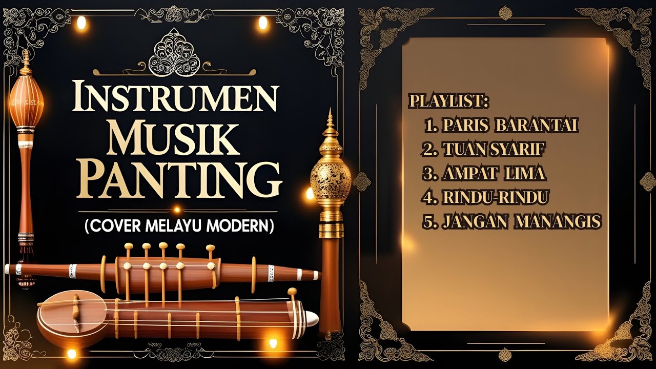 ALBUM KUMPULAN INSTRUMEN LAGU MUSIK PANTING BANJAR COVER MELAYU MODERN ...