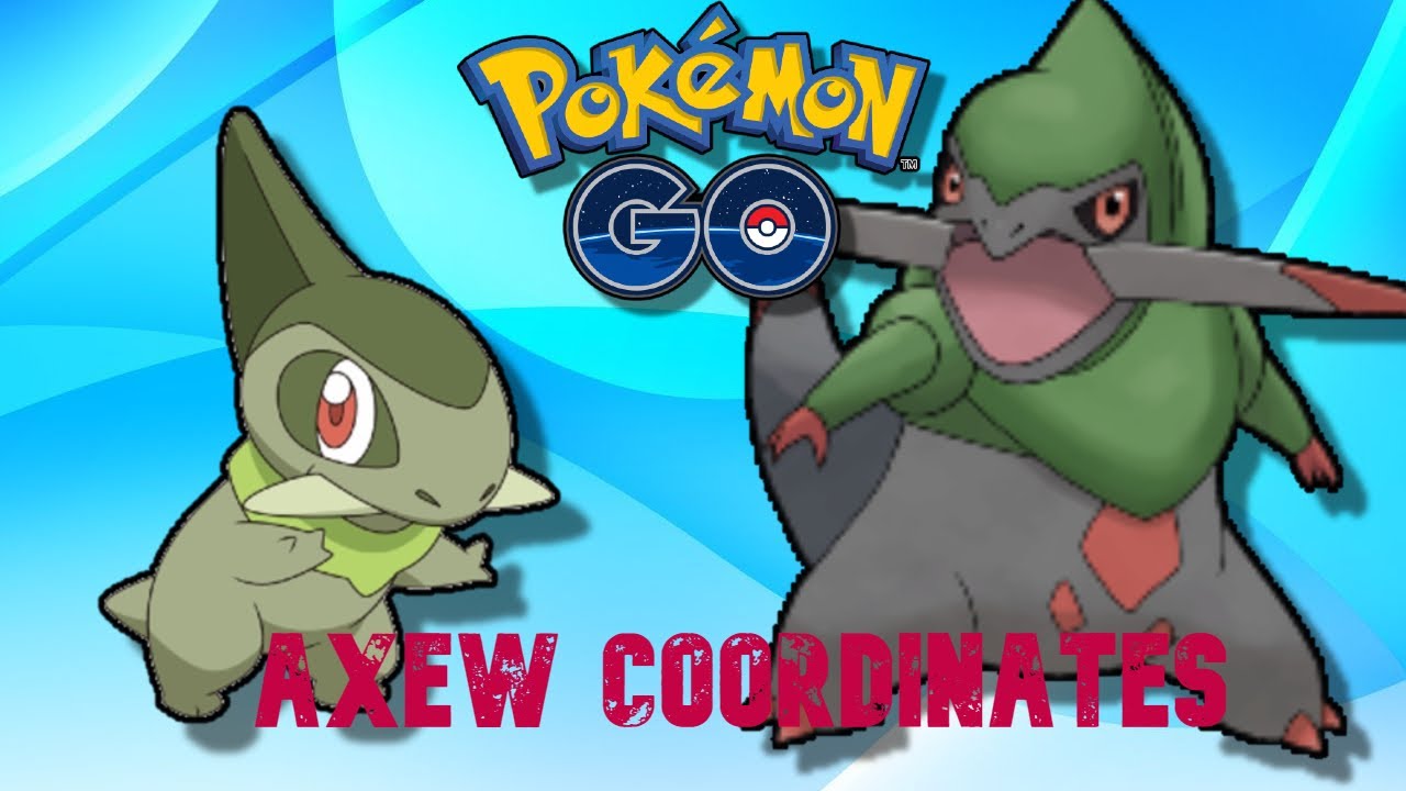 AXEW COORDINATES / POKEMON GO - YouTube