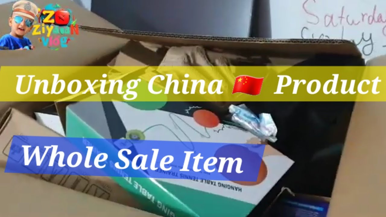 Unboxing & First Impressions of Deo Dap Wholesale Products | Ziyaan's ...