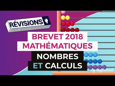 Brevet 2018 - Révisions de Maths en Live - Nombres et calculs