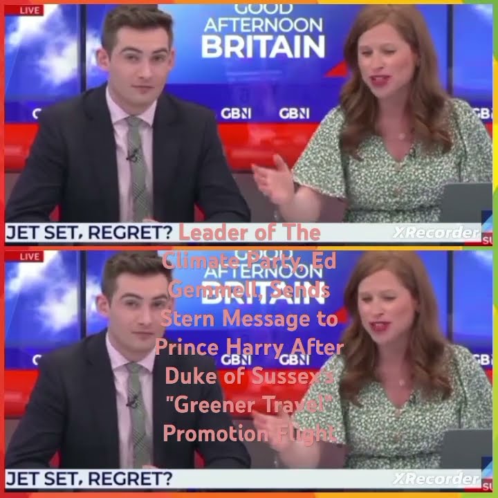 Leader of The Climate Party, Ed Gemmell, Sends Stern Message to Prince ...