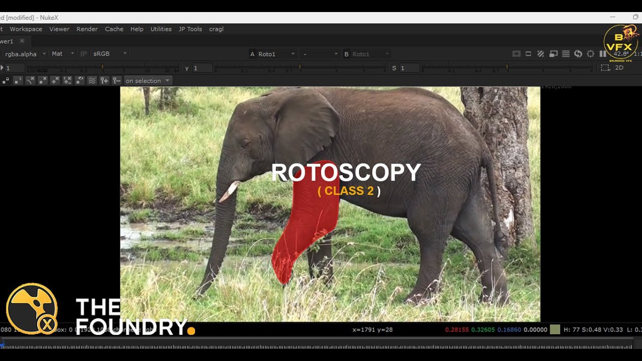 How to do rotoscopy in Foundry Nuke X | Foundry Nuke X for beginners ...