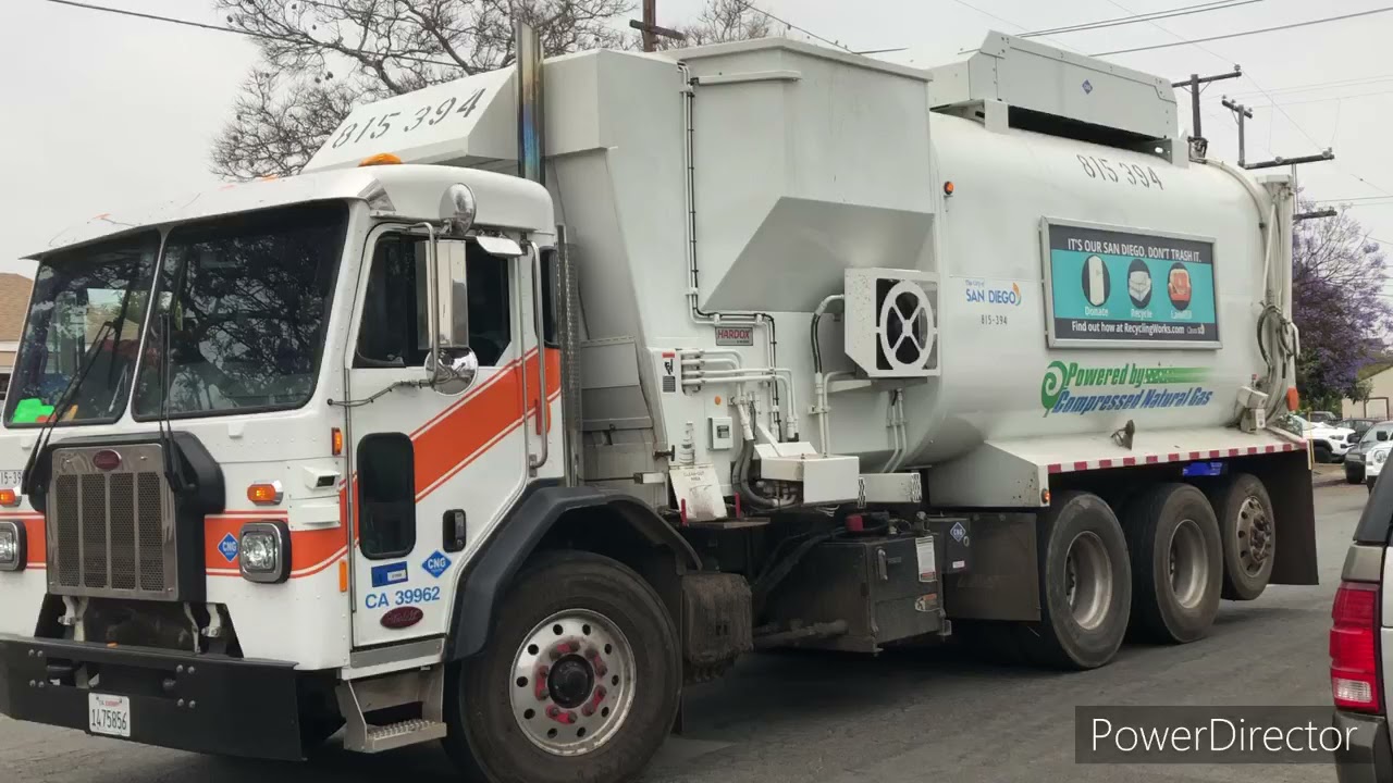 Esd Petebilt 520 Amrep SAL 394 Collecting trash - YouTube