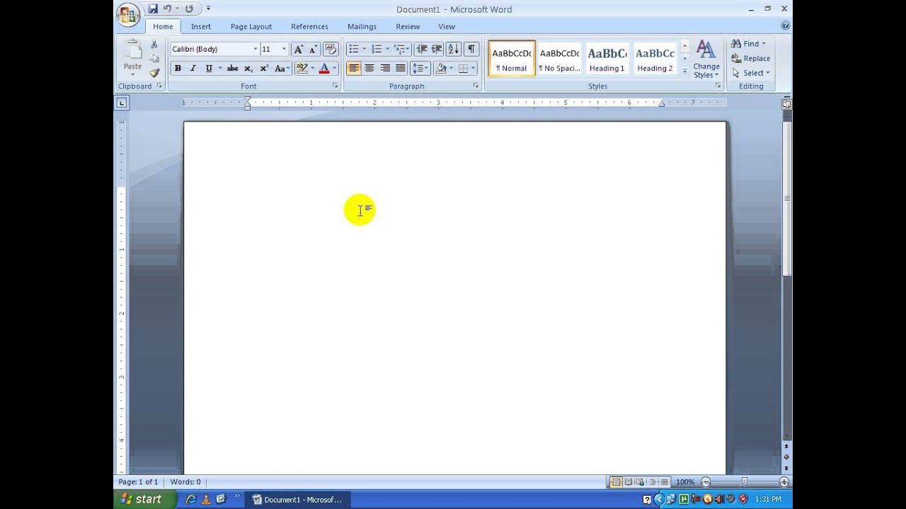 Ms word 2007 in Telugu Introduction Part 1 ( www.timecomputers.in ...