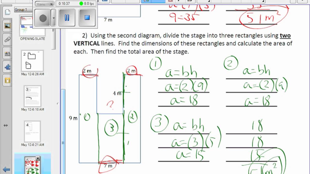 04b M5 L2 The Area of Polygons Using Composition and Decomposition DAY ...