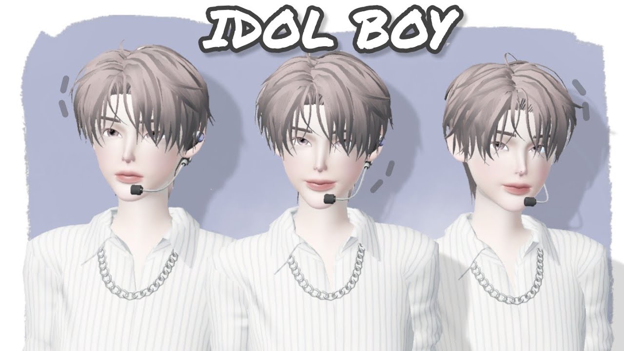 idol boy face tutorial | boy face zepeto tutorial | 제페토 커스텀 - YouTube