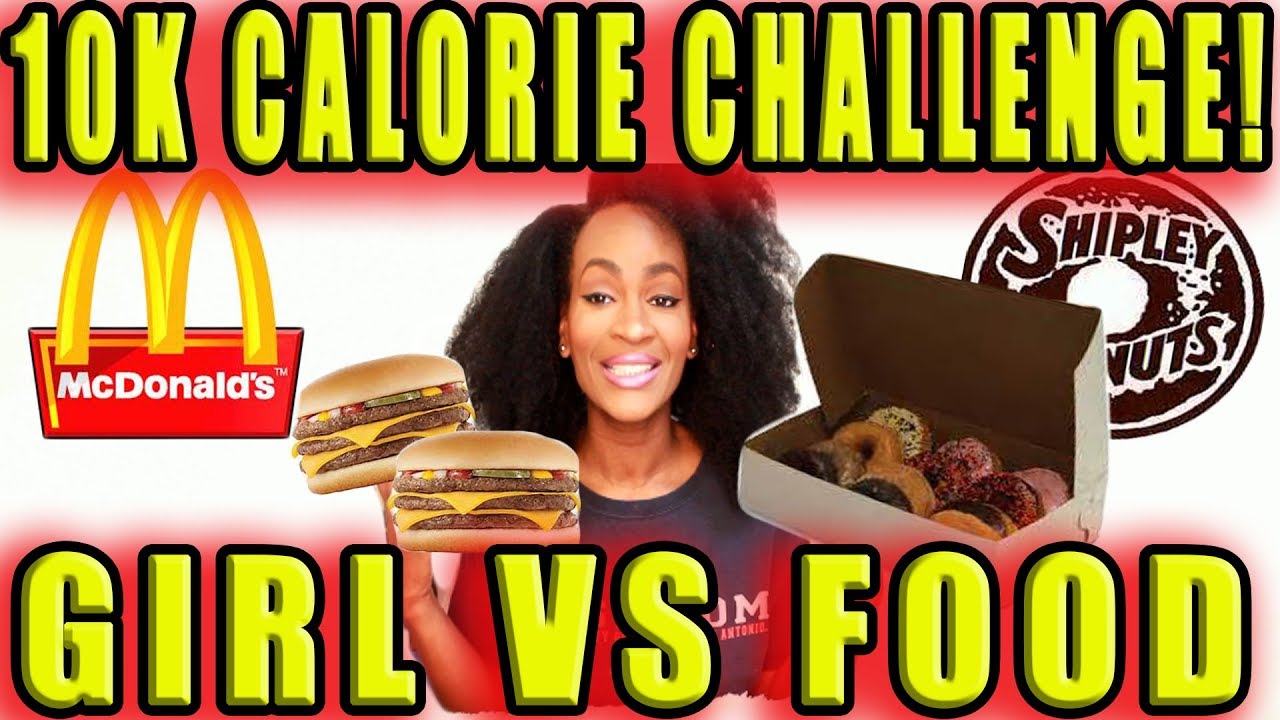 10,000 CALORIE CHALLENGE! GIRL vs FOOD (YUMMYBITESTV) - YouTube