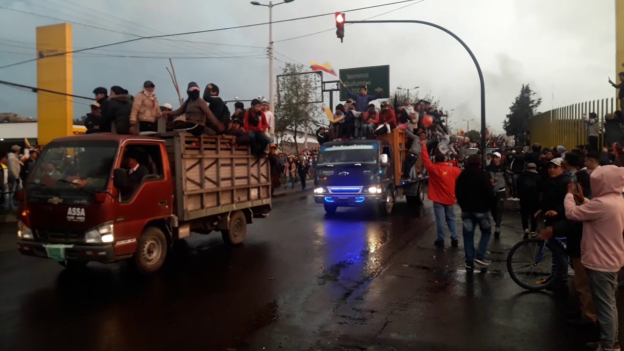Indigenas llegan a Quito 07 10 2019 - YouTube