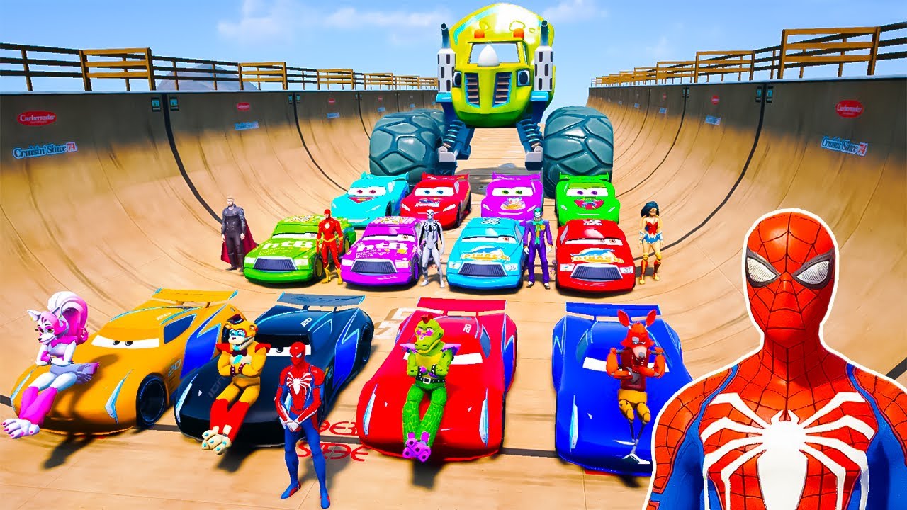GTAV SPIDER-MAN🚀, MILES MORALES, MINIONS 4, POPPY PLAYTIME 3 Join in ...