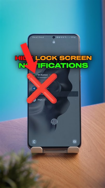 How to Lock Screen Notification 🔔 - YouTube