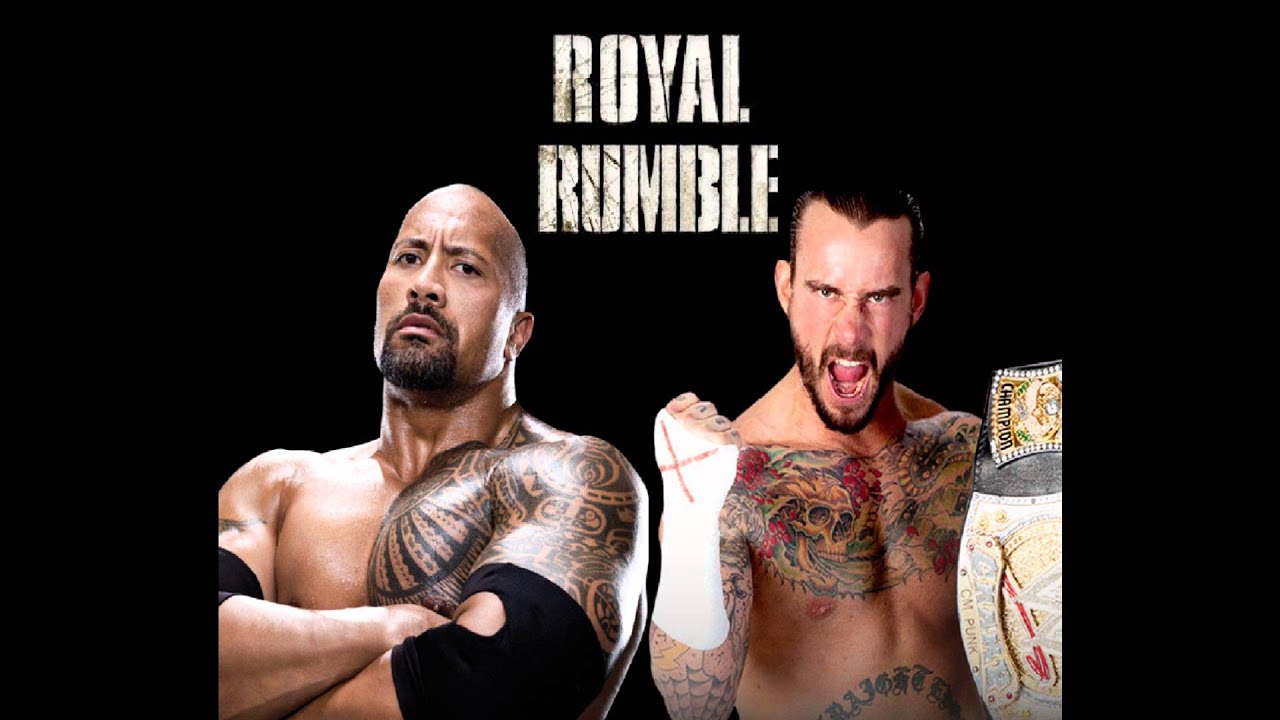 WWE Royal Rumble 2013 Match Card - YouTube