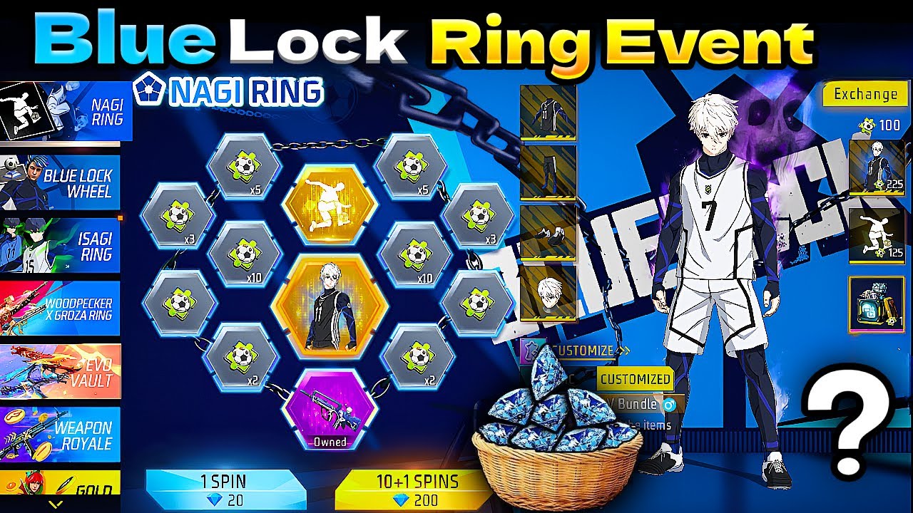Free Fire New NAGI RING EVENT || 🔥⚽ - YouTube