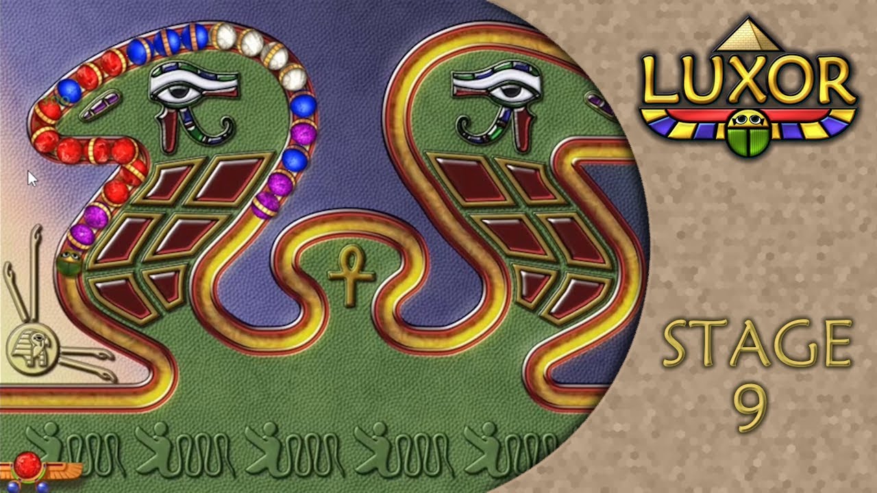 Luxor Playthrough Stage 9: City of the Dead - YouTube