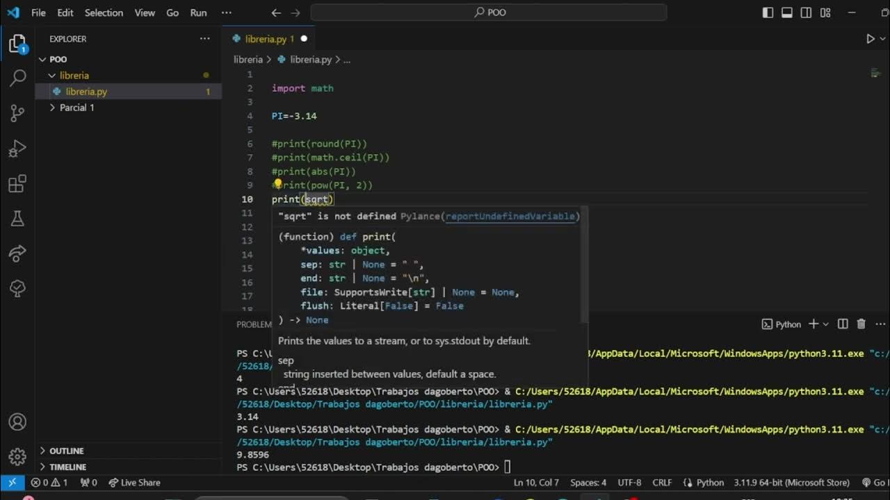 Python Math Youtube