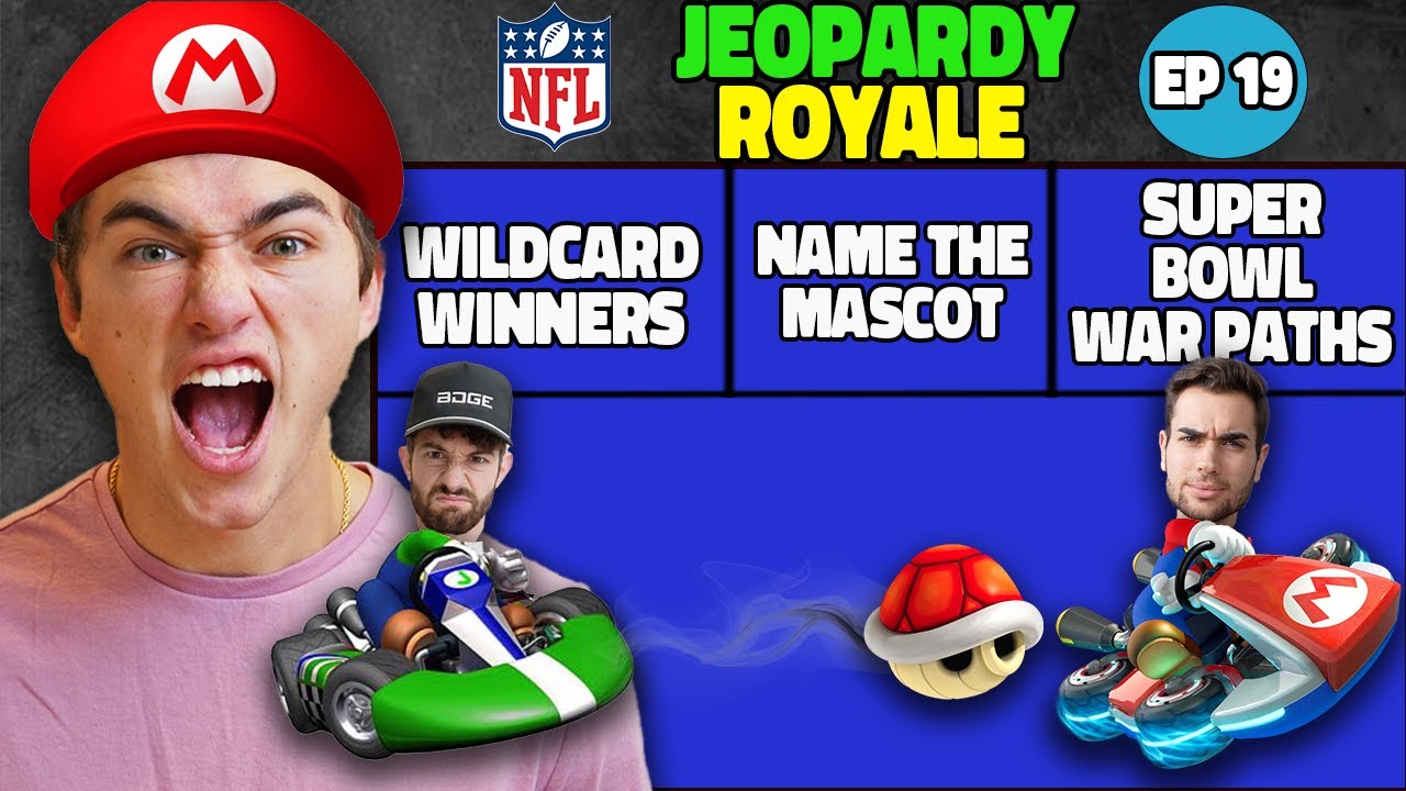 Playing Mario Kart NFL Jeopardy - YouTube