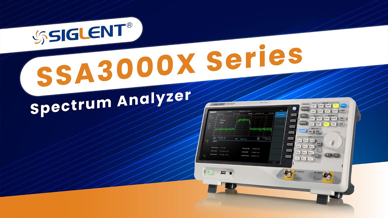 【介紹】siglent《ssa3000x》spectrum Analyzer 頻譜分析儀 Jdingtech Youtube