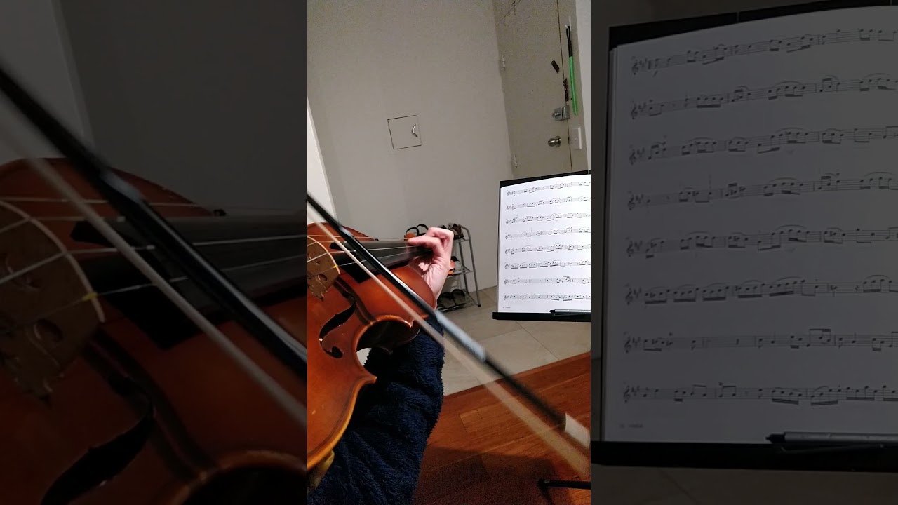 Vivace Part 2 - Telemann, AMEB Grade 6 violin Series 9 List B3 - YouTube