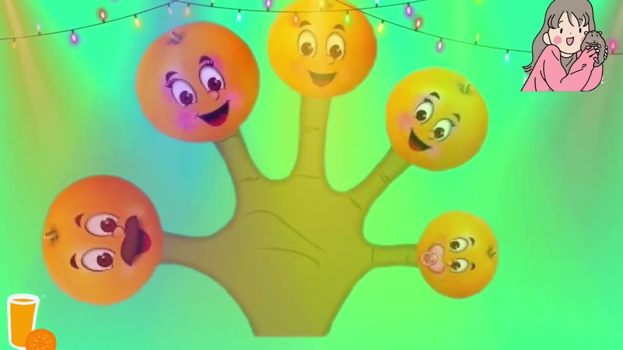 Orange 🍊 Finger Family ll Finger Family Collection ll Tiny Rhymes Tv ...