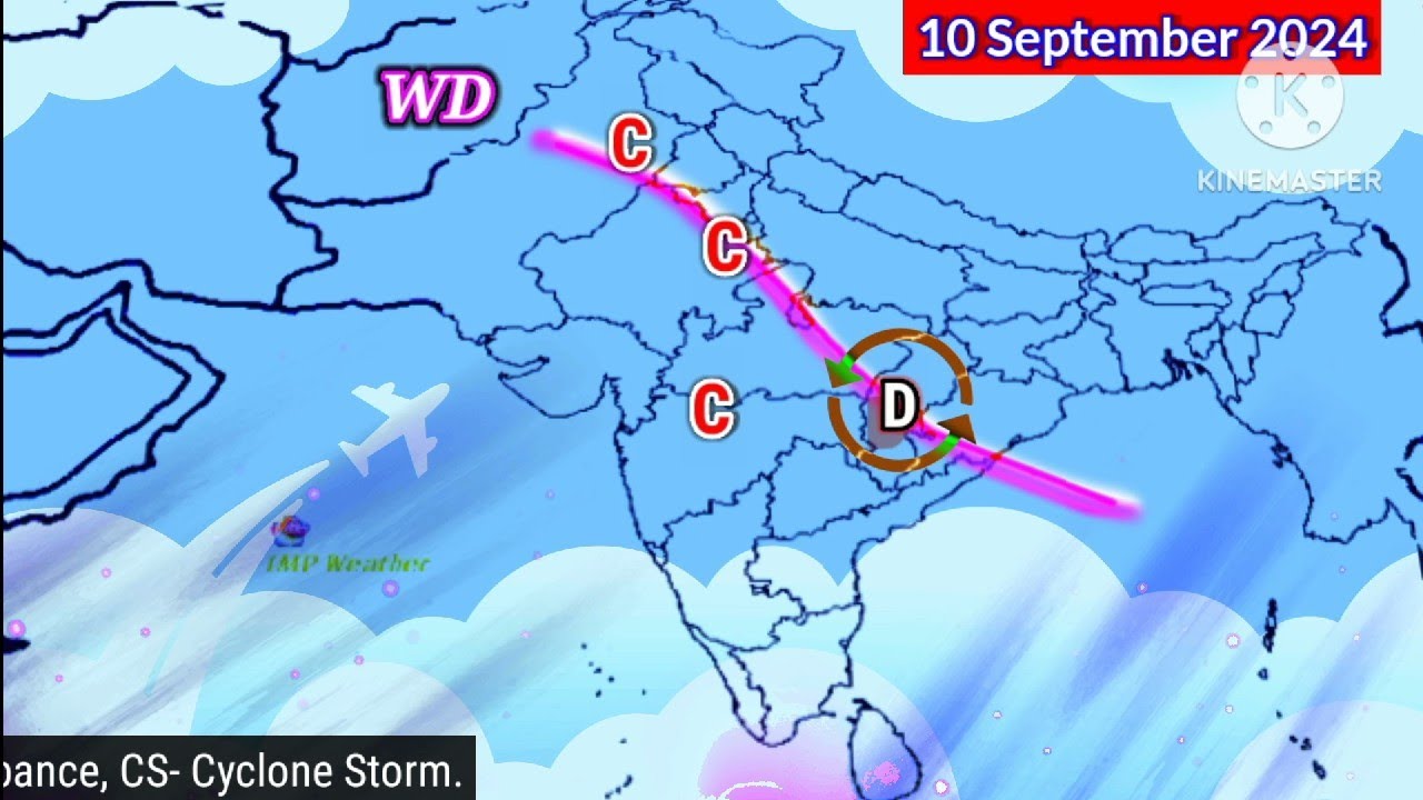25 Day Weather System Map Forecàst South Asia 🌏 Deep Depression Bay Of ...