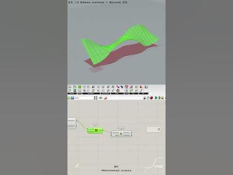 Grasshopper - EX 13 - Graph mapper + Rotate 3D - YouTube