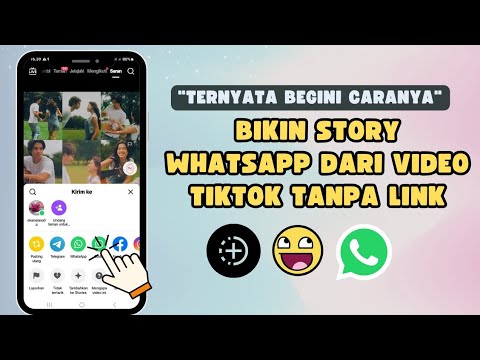 Cara Share Video Tiktok ke Status Whatsapp
