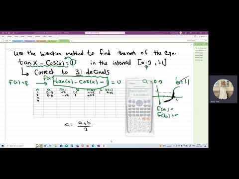 Roots of non linear equation (Bisection, False position, Secant and ...