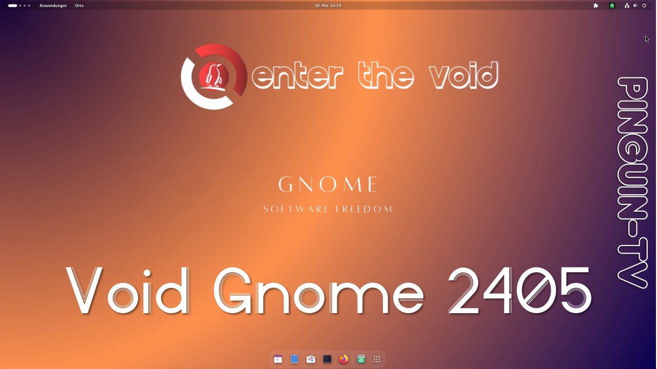 Void Gnome 2405 #linux #enterthevoid - YouTube