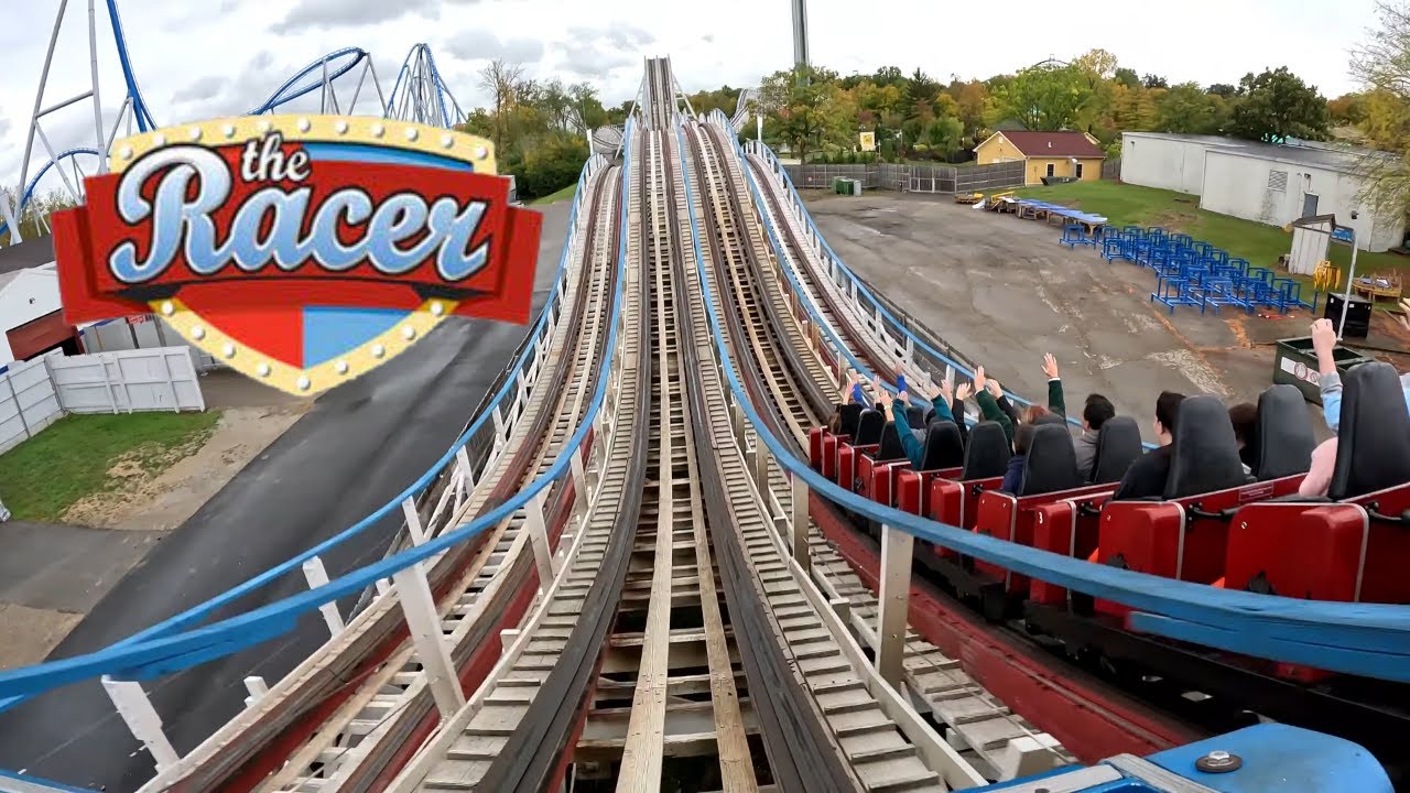 [4K] The Racer (Front Row POV) at Kings Island in Mason, Ohio, USA ...