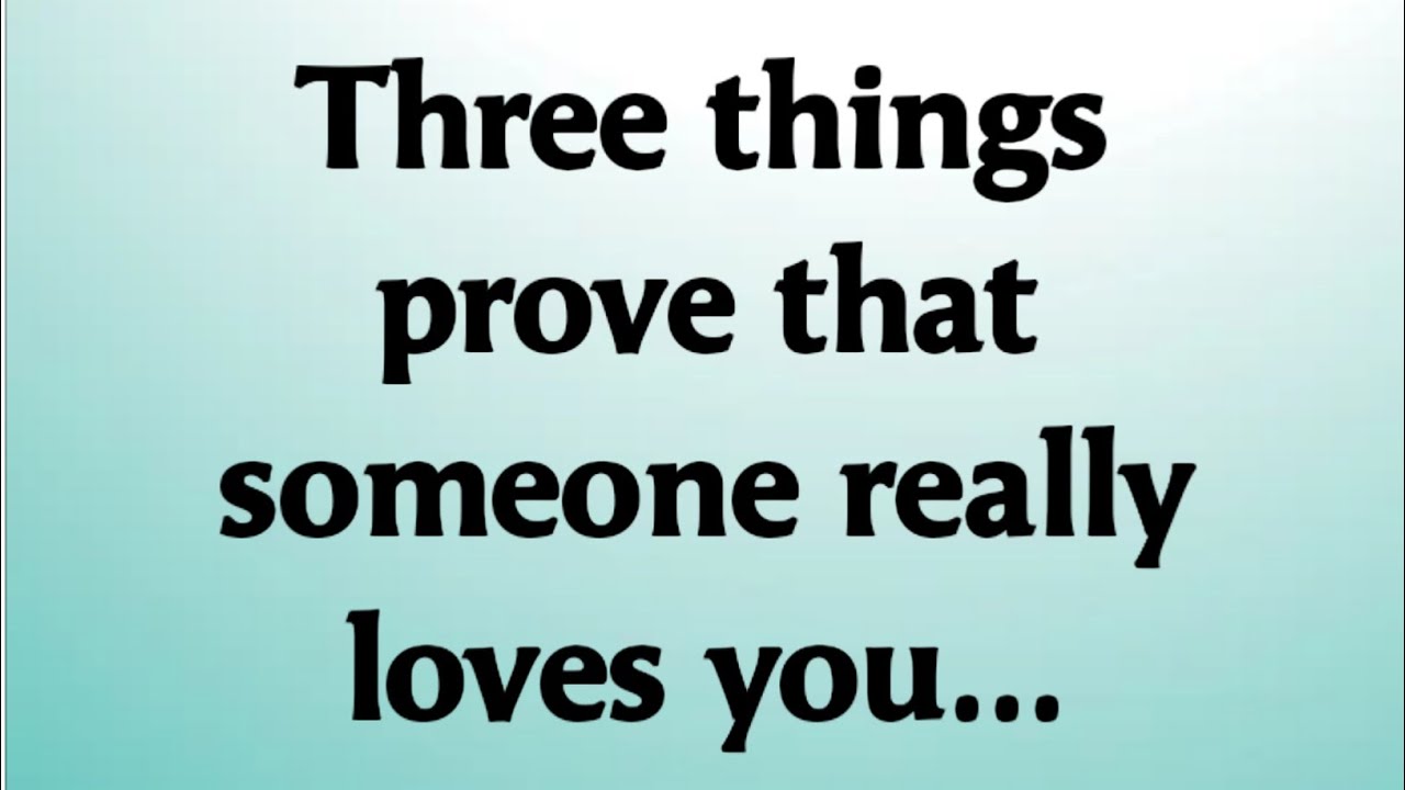 Three things prove that someone really loves you... | Psychology Says ...