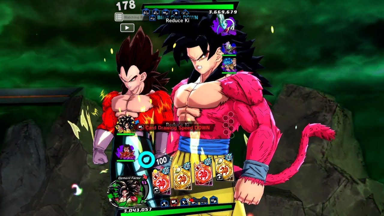 Tag LF SSJ4 on Full-Screen Landscape Mode !!!-Dragon Ball Legends - YouTube