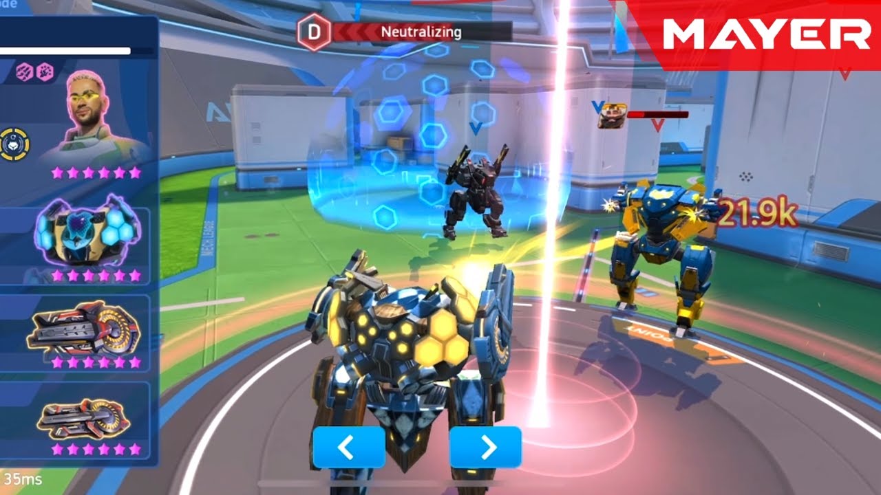 Mech Arena - Insane 5v5, Full Power 🔥 - YouTube