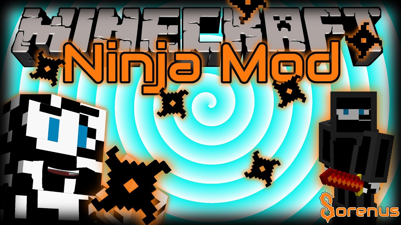 Minecraft | THE NINJA MOD | Sorenus Mods 203 - YouTube